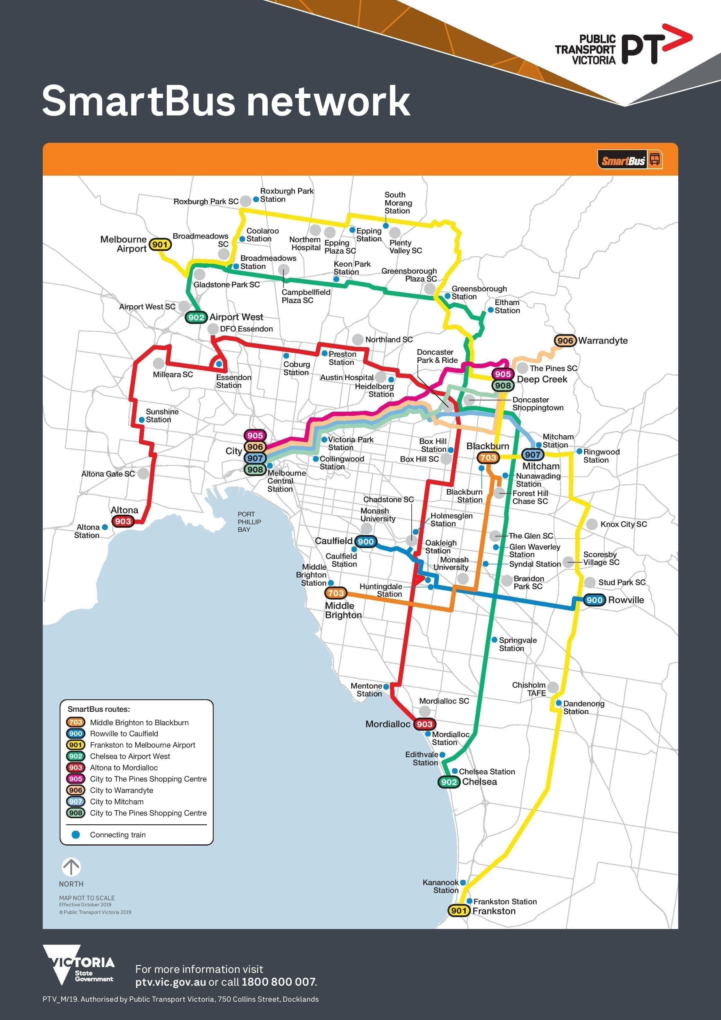 Map Of Melbourne Bus Bus Routes And Bus Stations Of Melbourne Map Of Melbourne Bus Bus Routes And Bus Stations Of Melbourne